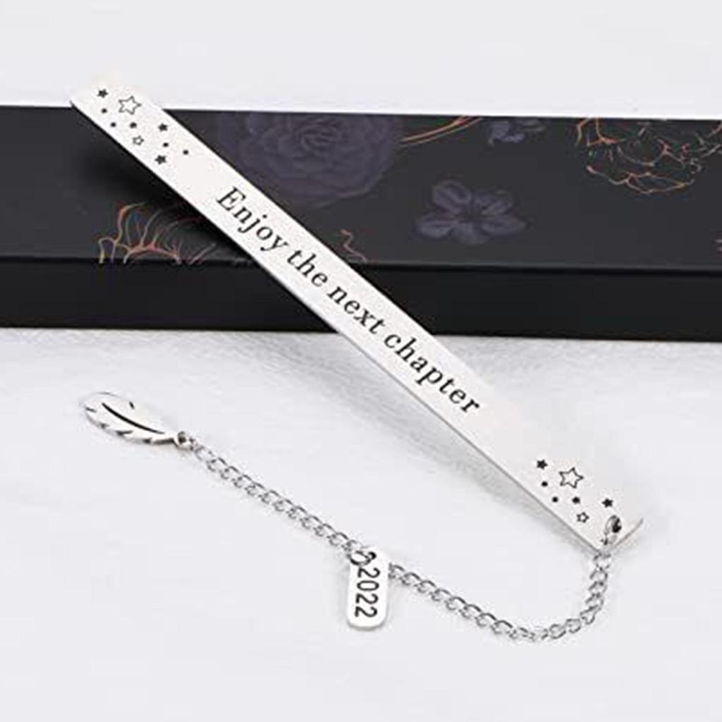 Enjoy The Next Chapter metal Bookmark For Book Lover Gifts Graduation ...