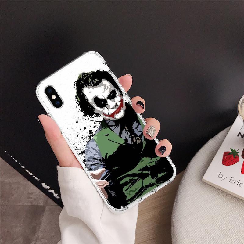 Joker TPU Phone Cases Covers for iPhone 6 XS Max XR 8 X 7 11 Plus 5 11 ...
