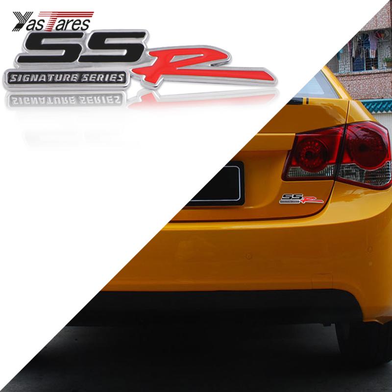 1 pcs 3D Metal SSR SS R Signature Series Logo Car Sticker Auto Parts ...