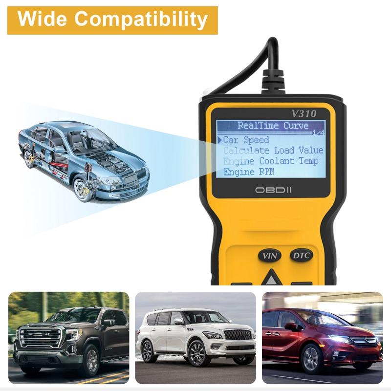 Cheap V310 OBD Code Reader OBD2 Scanner Car Check Engine Fault ...