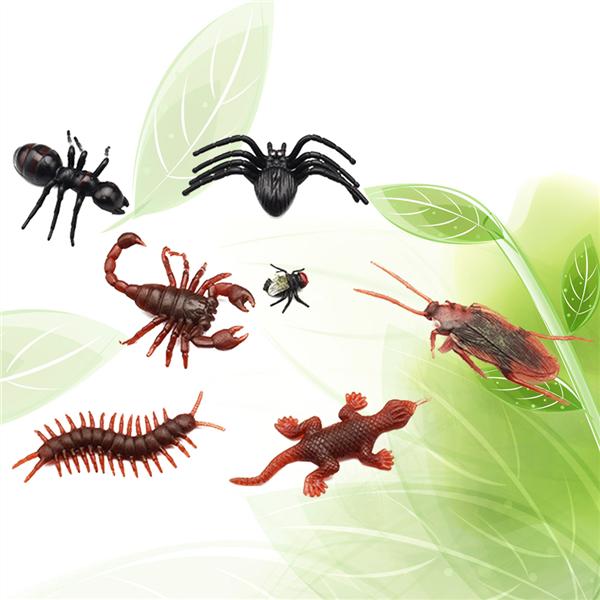 Buy 70pcs Fake Insects Prank Simulation Gecko Realistic Bugs Centipede ...