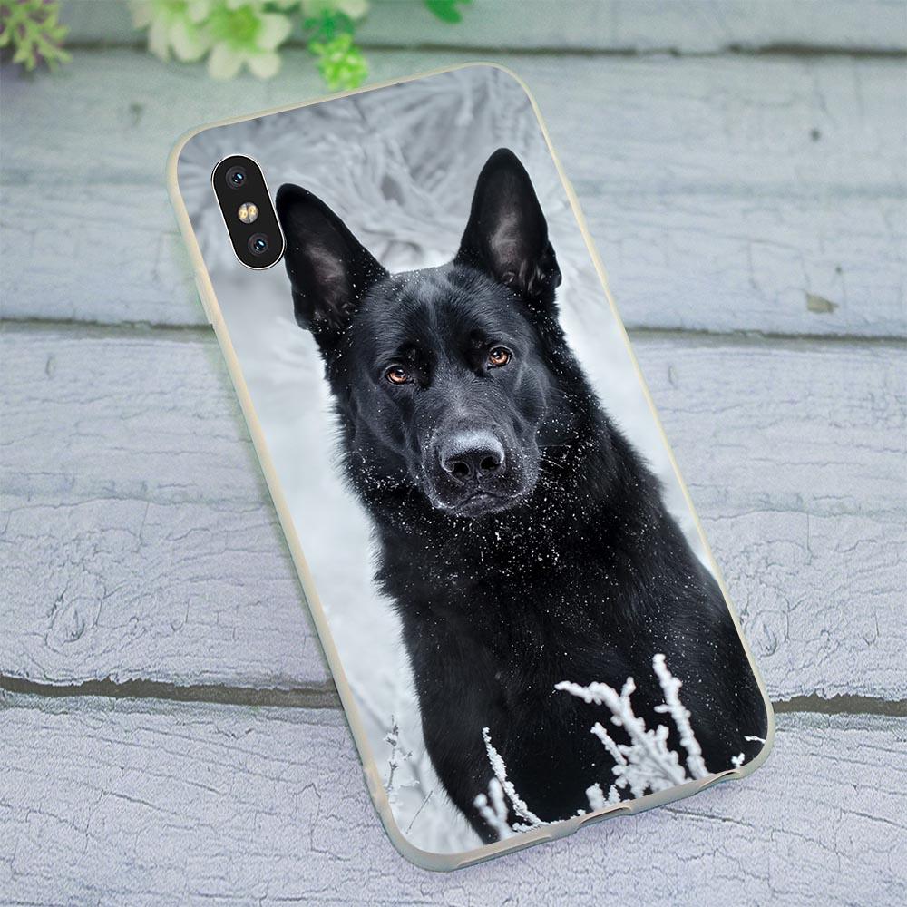 Shepherd lovely Dog Phone Case for iPhone 6 Cover 7 XR X 8 Plus 5 6S 5S ...