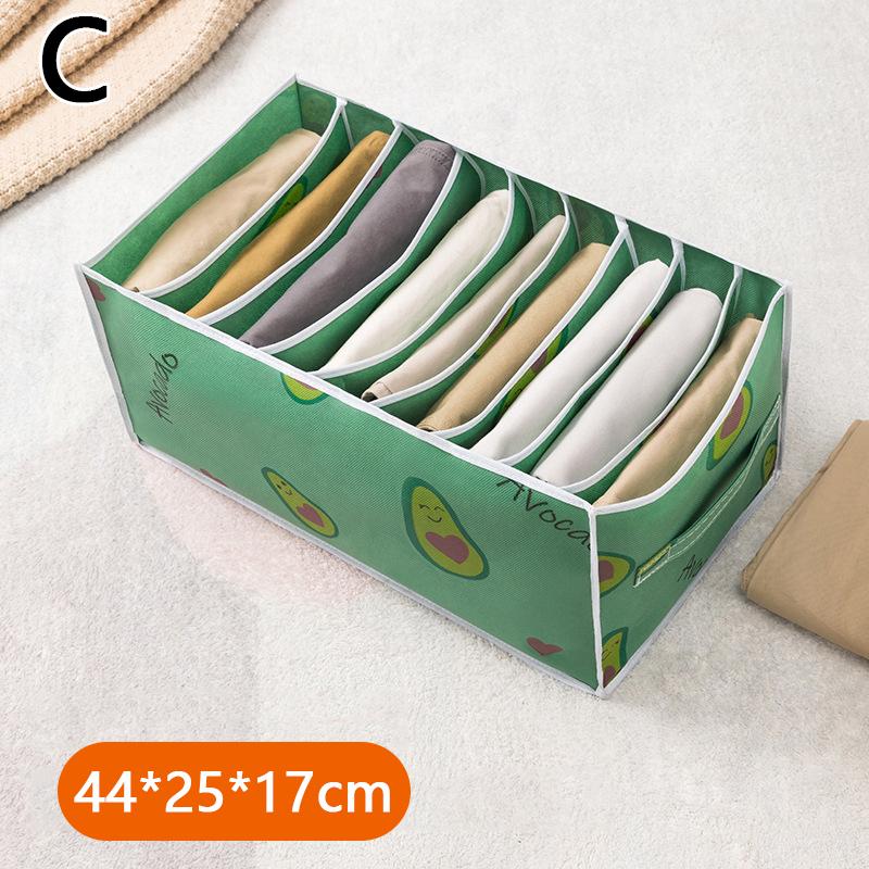 1PC Save Space Storage Box Tie Bra Socks Container Division Non-woven ...