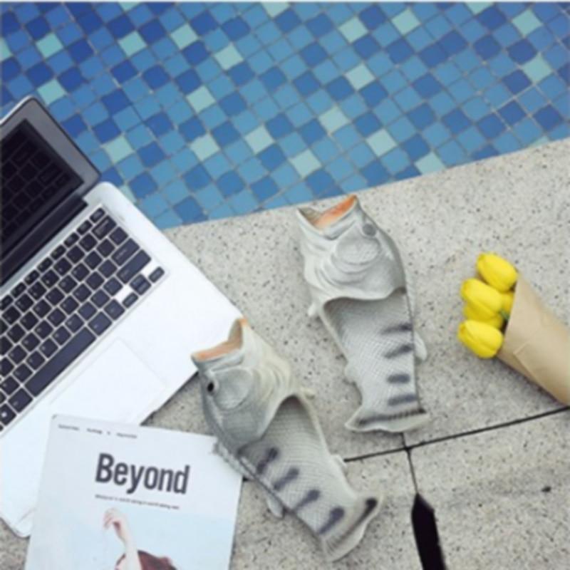 Buy Summer Trend Slippers Leisure Parent-child Beach Funny Fish ...
