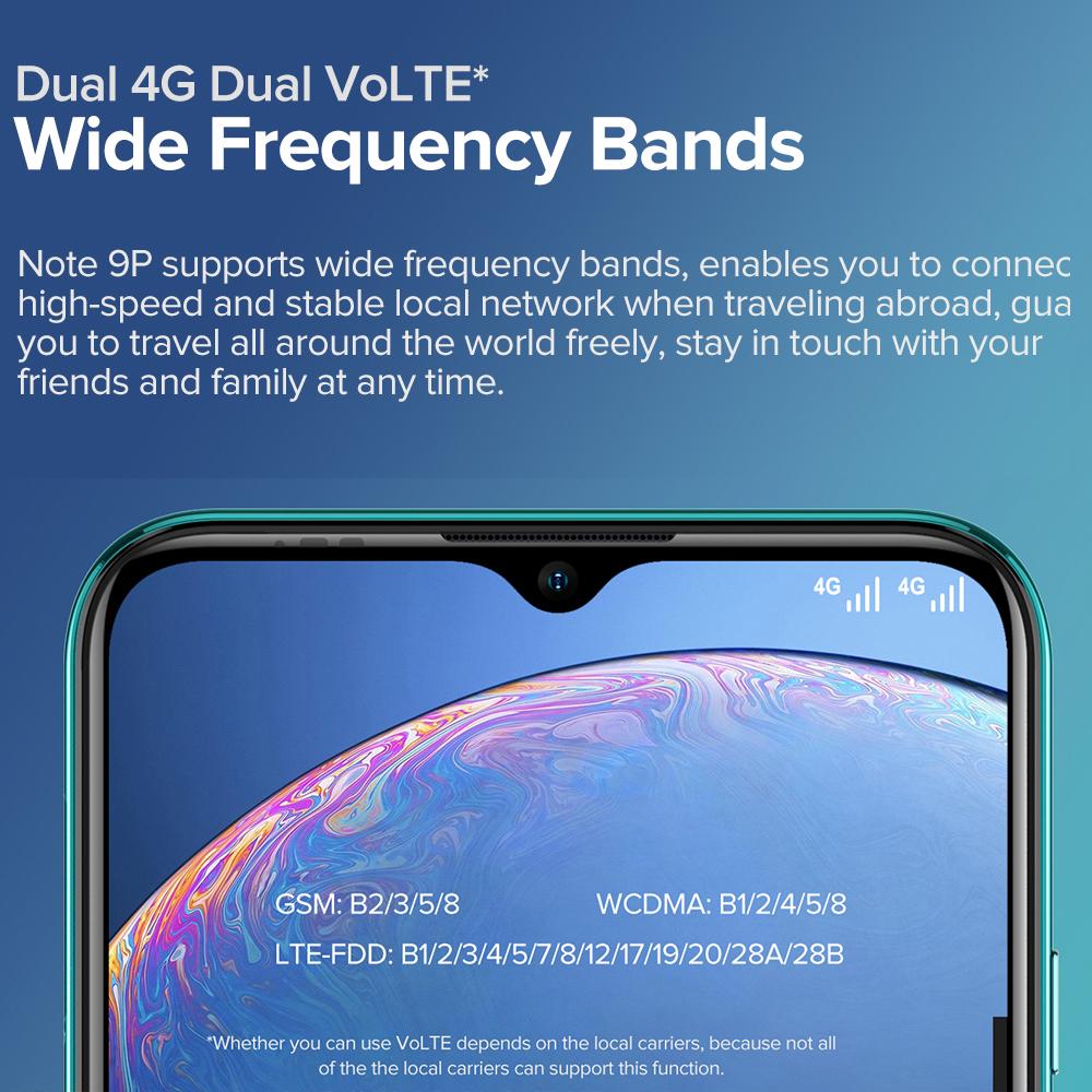 Buy Ulefone Note 9P Smart phone Android 10 4GB+64GB Waterdrop Screen 6. ...