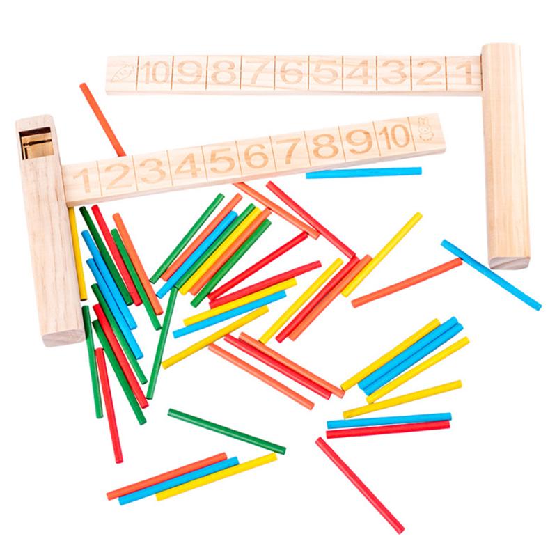 Buy 1-10 Number Counting Ruler Math Toy for Kindergarten Kids Baby at ...