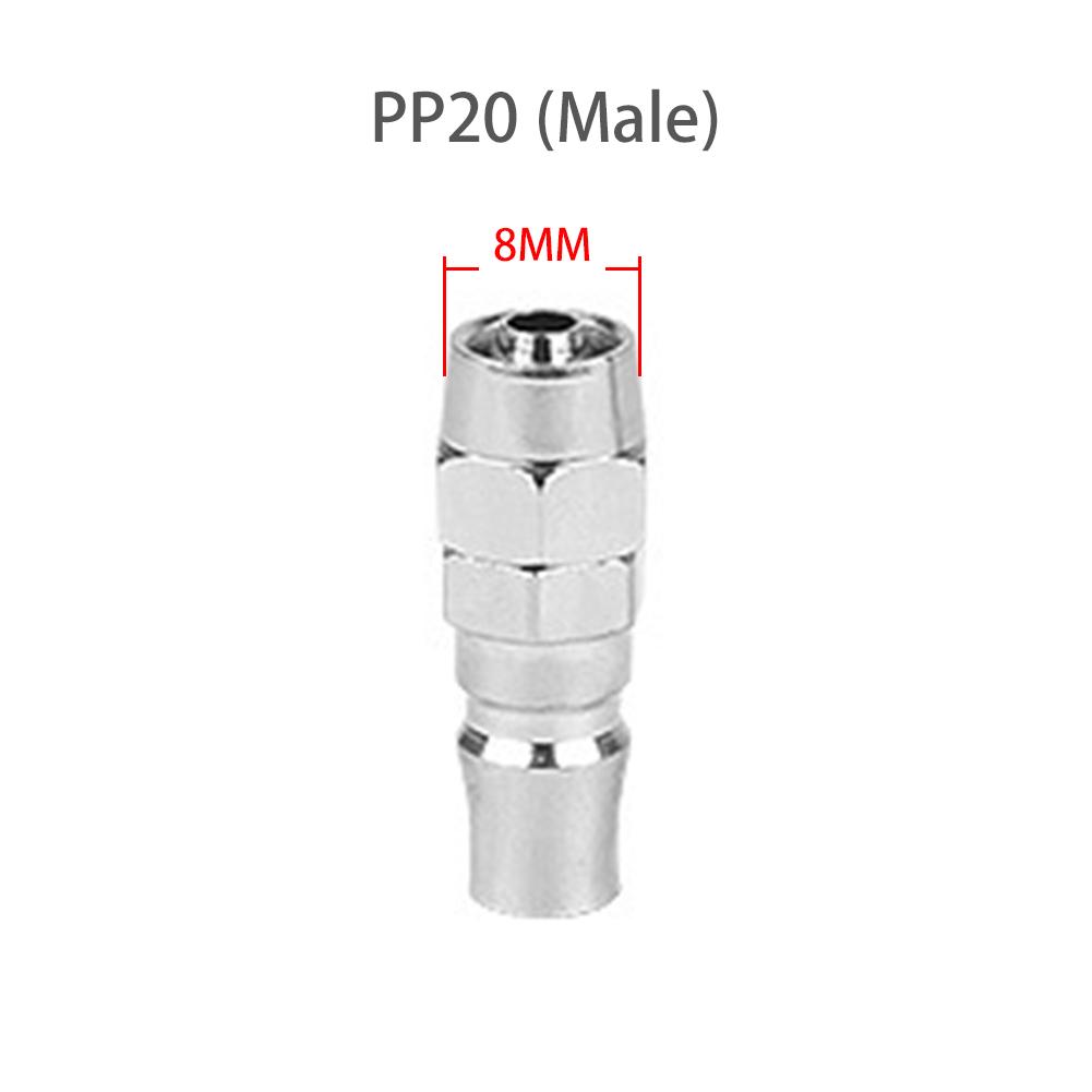 Buy Air Compressor Coupler Hose Adaptor Quick Connector Male Female ...