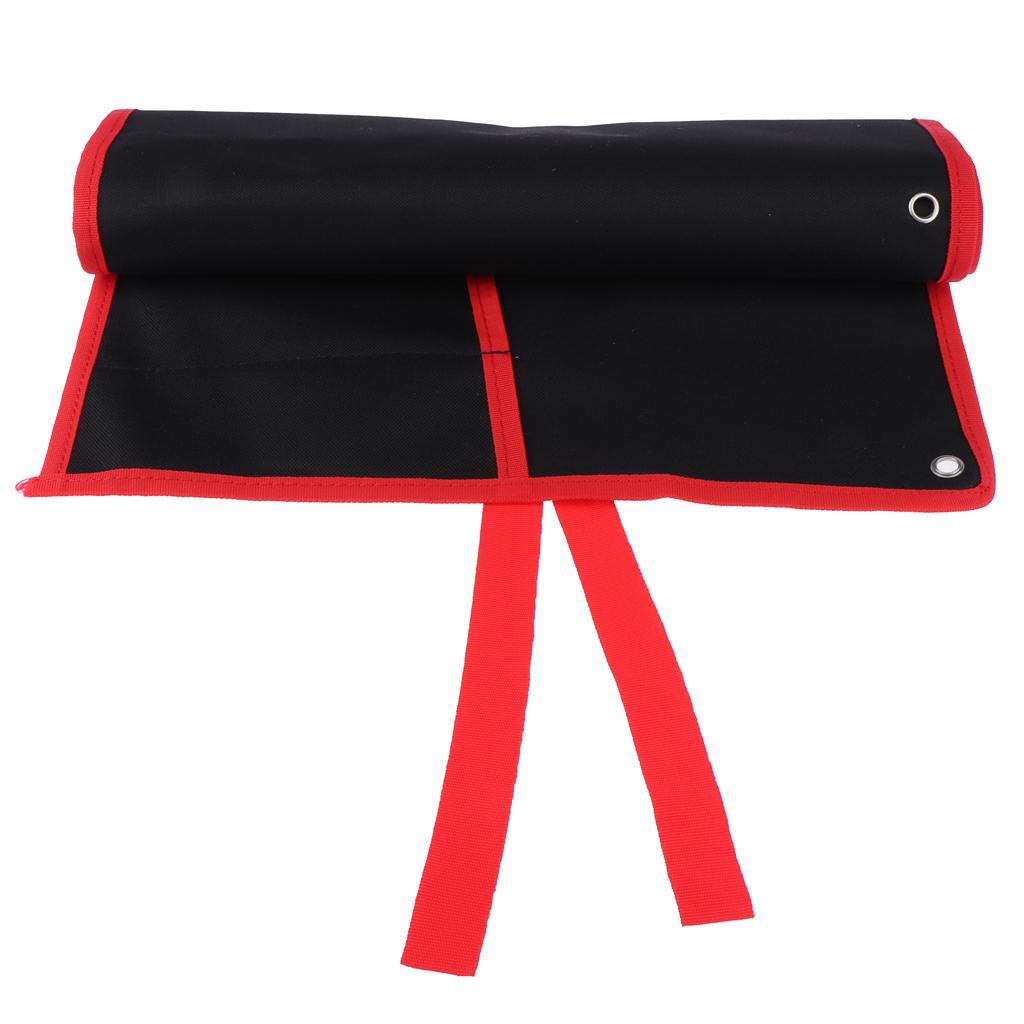 Buy 14Pocket Oxford Spanner Wrench Tool Roll Up Storage Bags Organizer ...