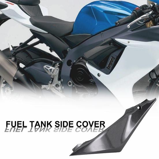 2Pcs Fuel Wear-resistant Carbon Motorcycle Tank Side Anti-scratch ...