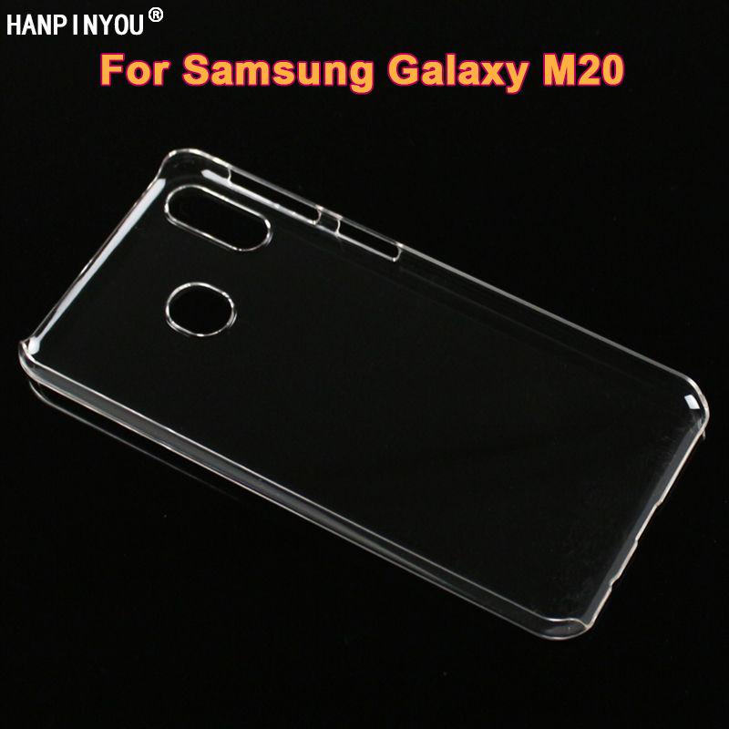 Buy For Samsung Galaxy M20 Glossy Snap Case Crystal Invisible Hard PC ...