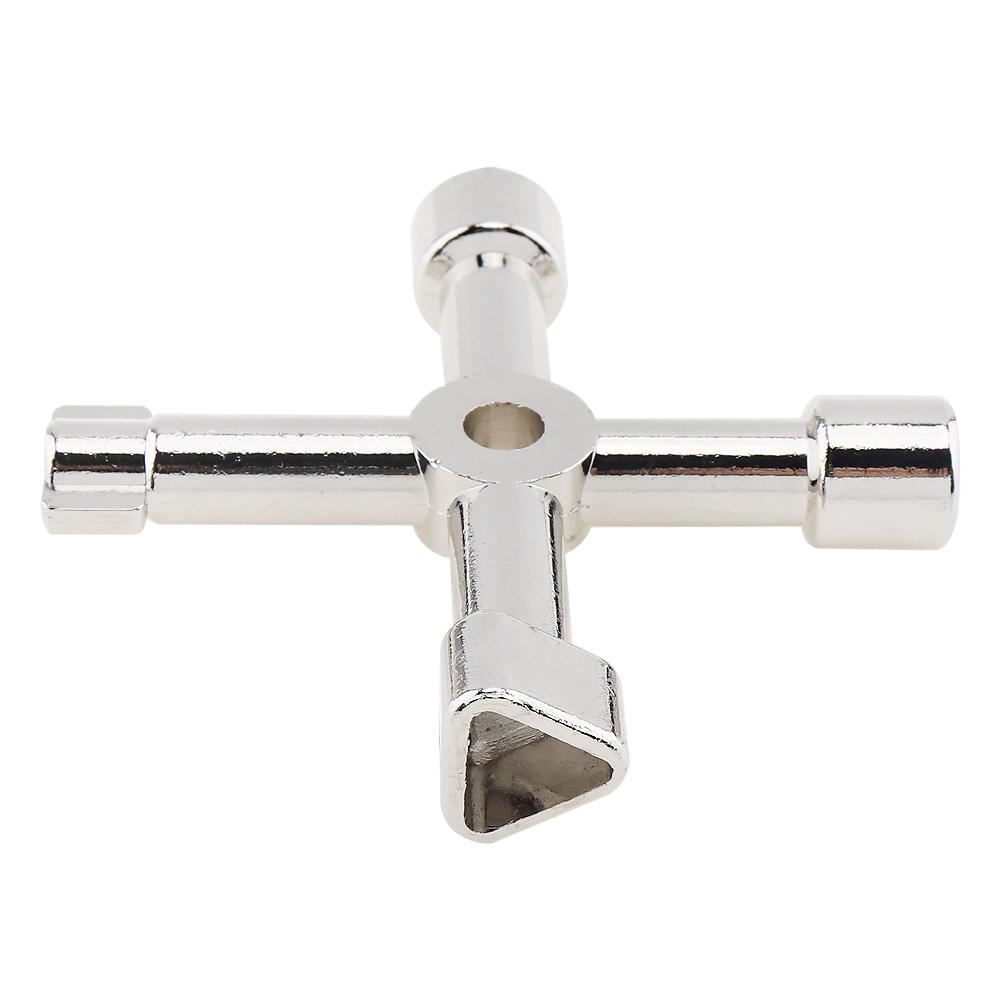 Cheap Multi-function 45 # Steel Key Wrench Cross Triangle Plumber Key ...