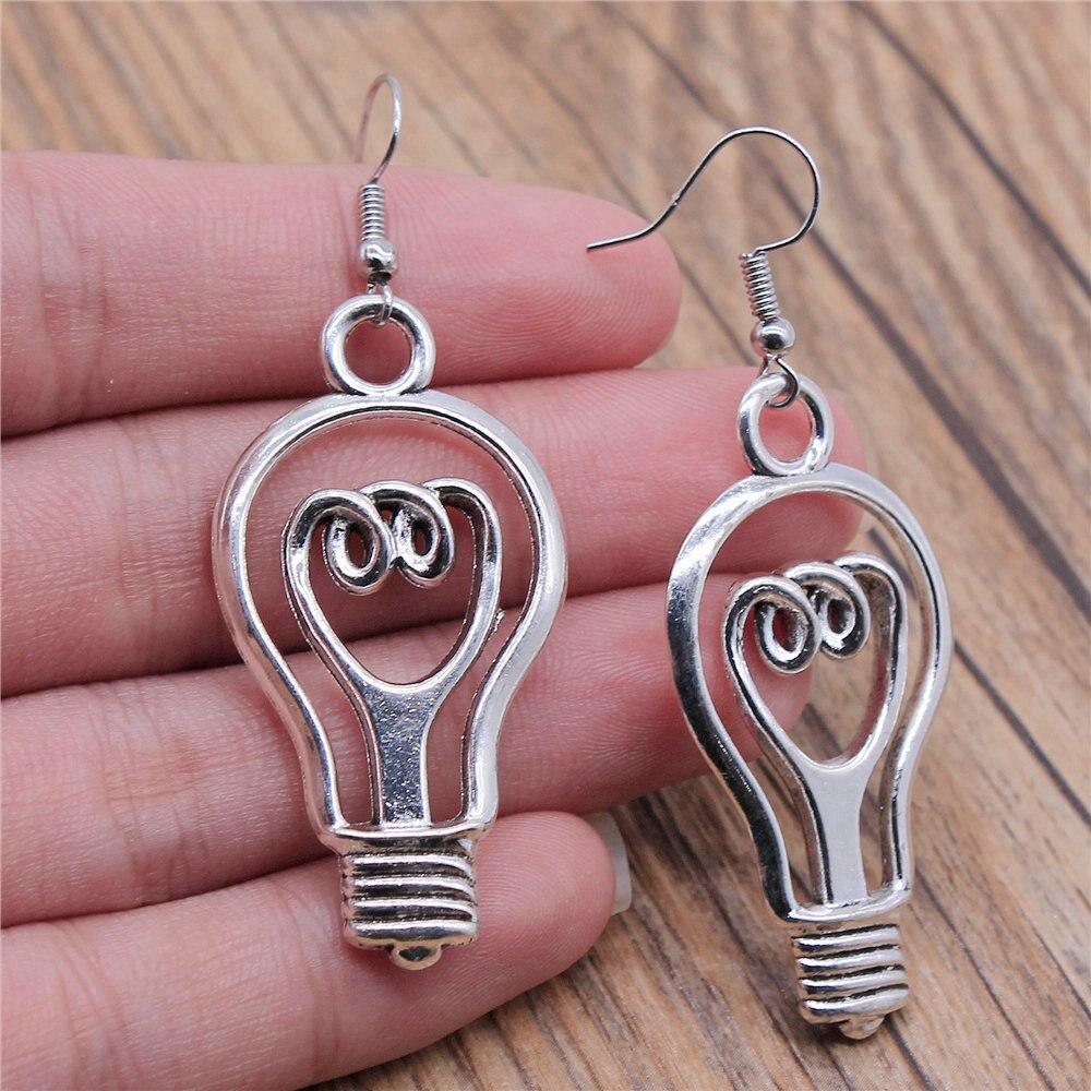 💰Koupit online: 1pair Zinc Alloy Light Bulb Charms Earring Earrings Man ...