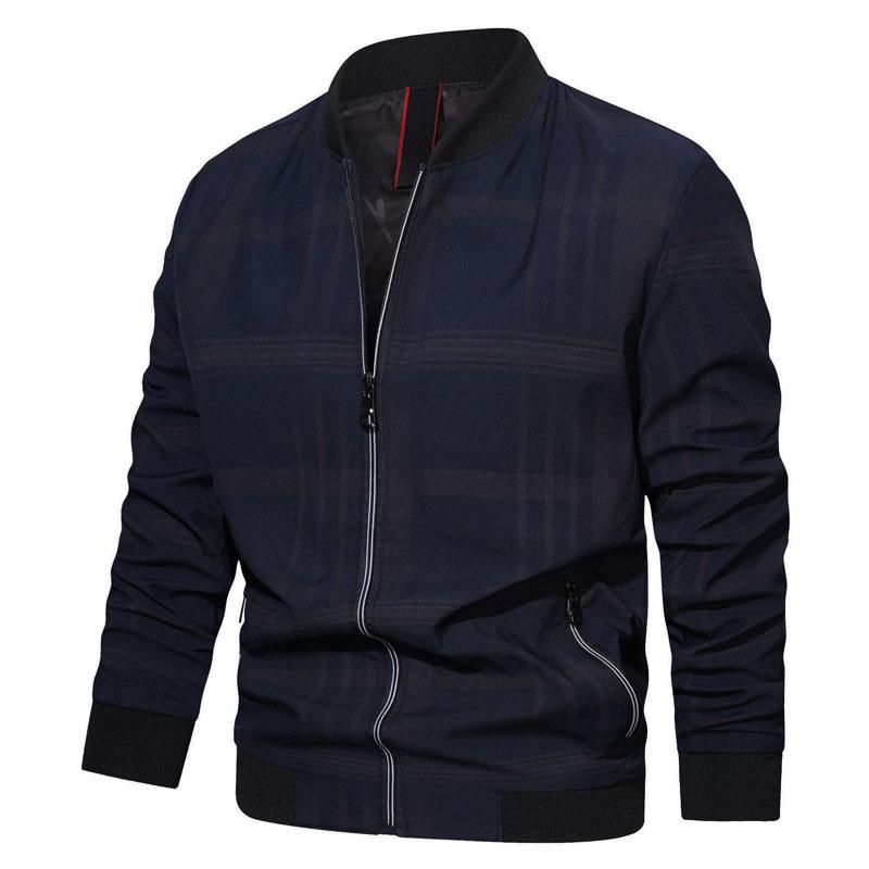 Buy Mens Business Jackets Casual Coats Windbreaker Bomber Jacket for ...