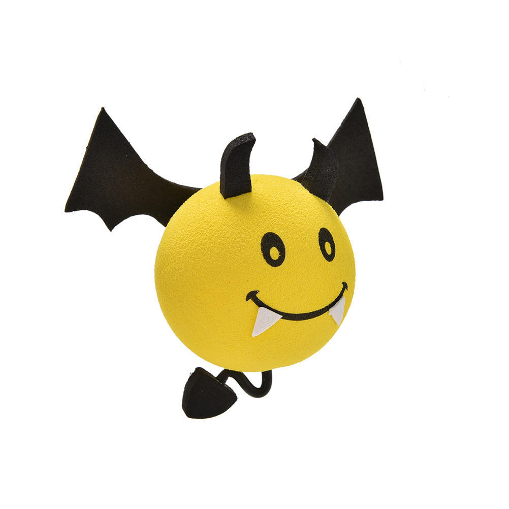 Buy 1 Pcs Yellow Devil Antenna Topper Eva Decorative Car Topper Balls ...