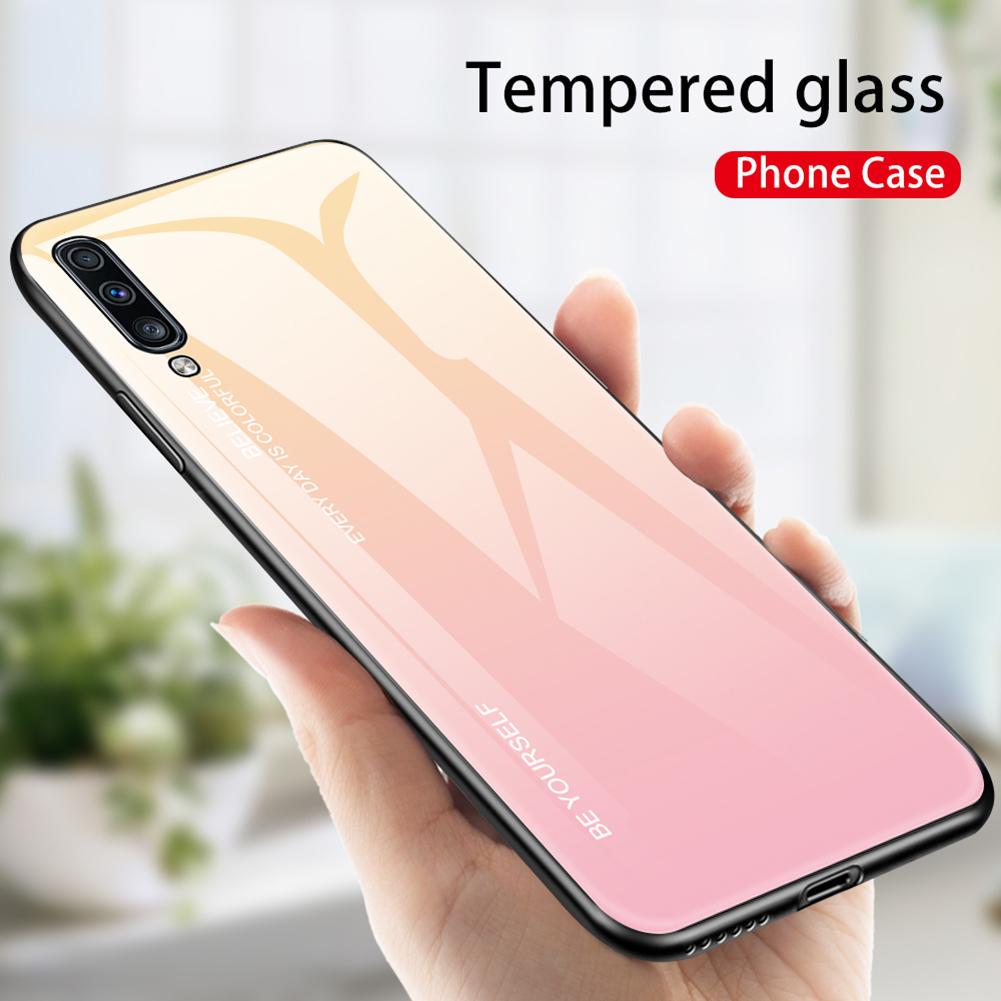 Buy Gradient Tempered Glass Phone Cases for Samsung Galaxy A70 ...