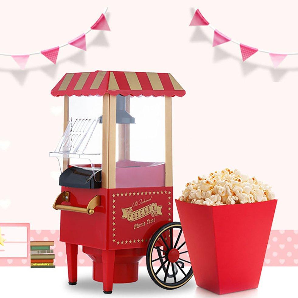 Buy Beauty Nine Retro Mini Popcorn Machine Household Stylish Cotton ...