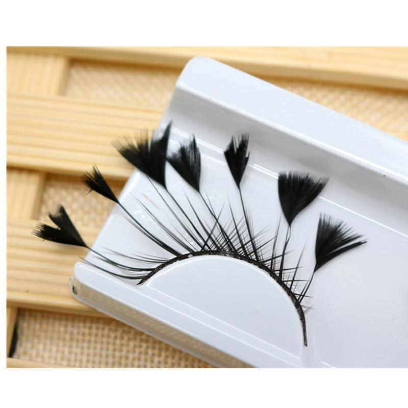 Cheap Feather False Eyelashes New Drama Stage Art Form Party Makeup Eye ...