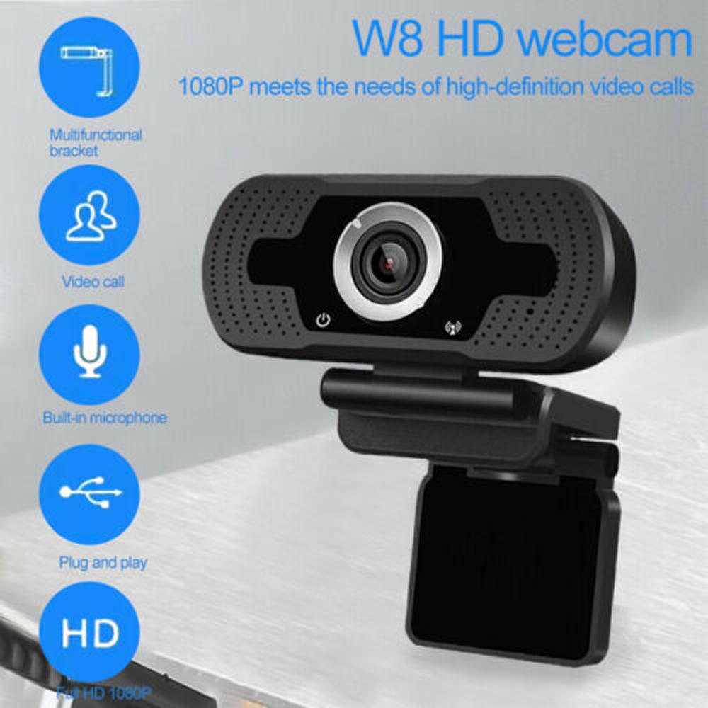 1080P Full HD PC Laptop Camera-USB Webcam Video Calling With Micr 360 ...