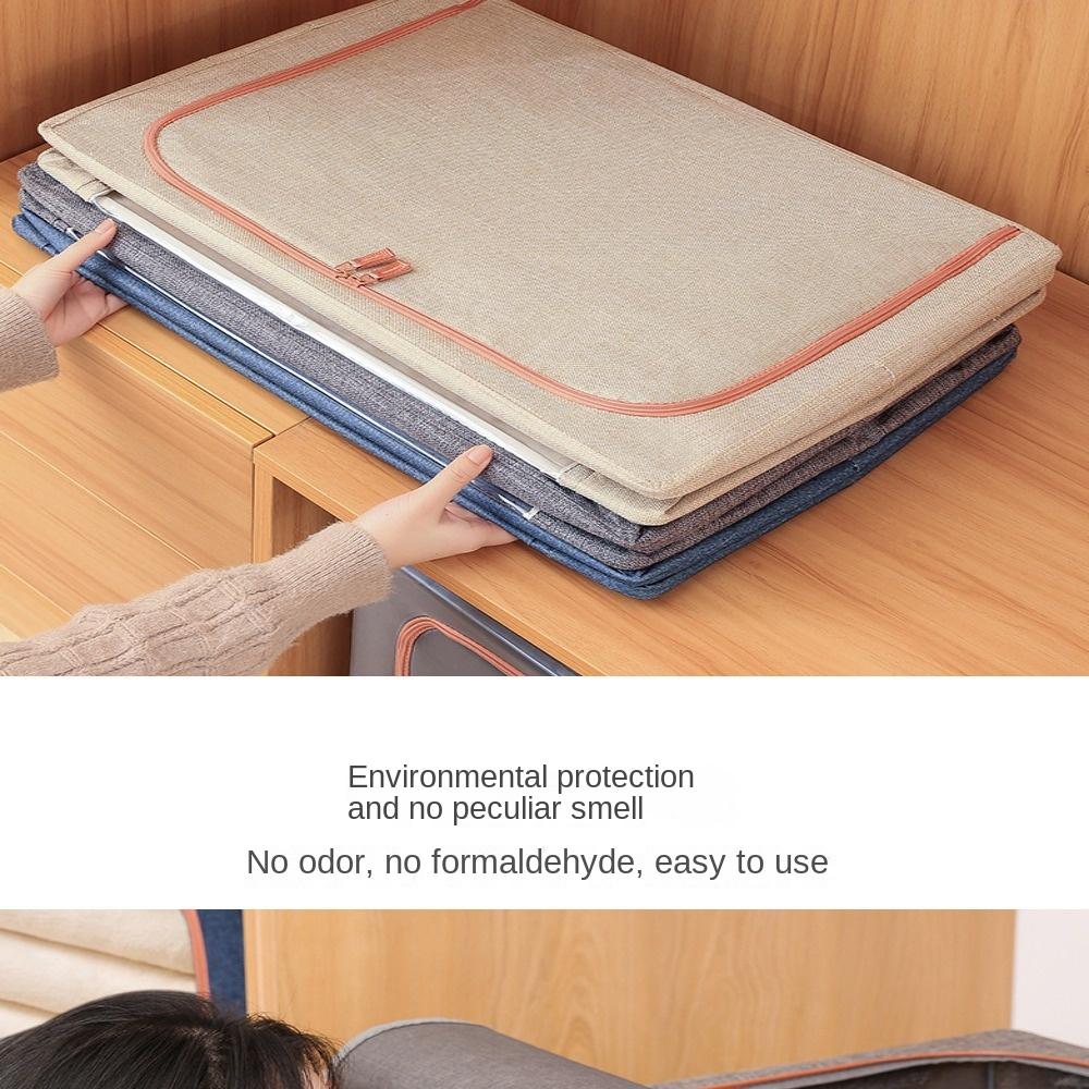 Buy Organization Fabric Folding Clothes Sorting Box Steel Wardrobe ...