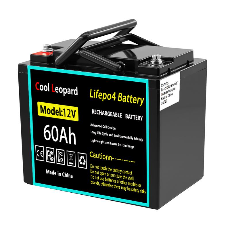 Buy CooI Leopard LiFePO4 Battery 12V 60Ah for Toy Car Solar Energy ...
