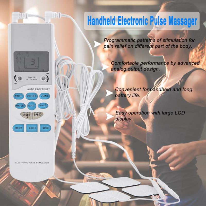 Buy Portable Handheld Electronic Pulse Massager Body Relax Therapy ...
