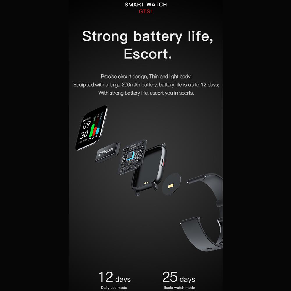 Buy The SERVO GTS1 Smart Watch with a 1.28 inch full touch Screen, IP68 ...