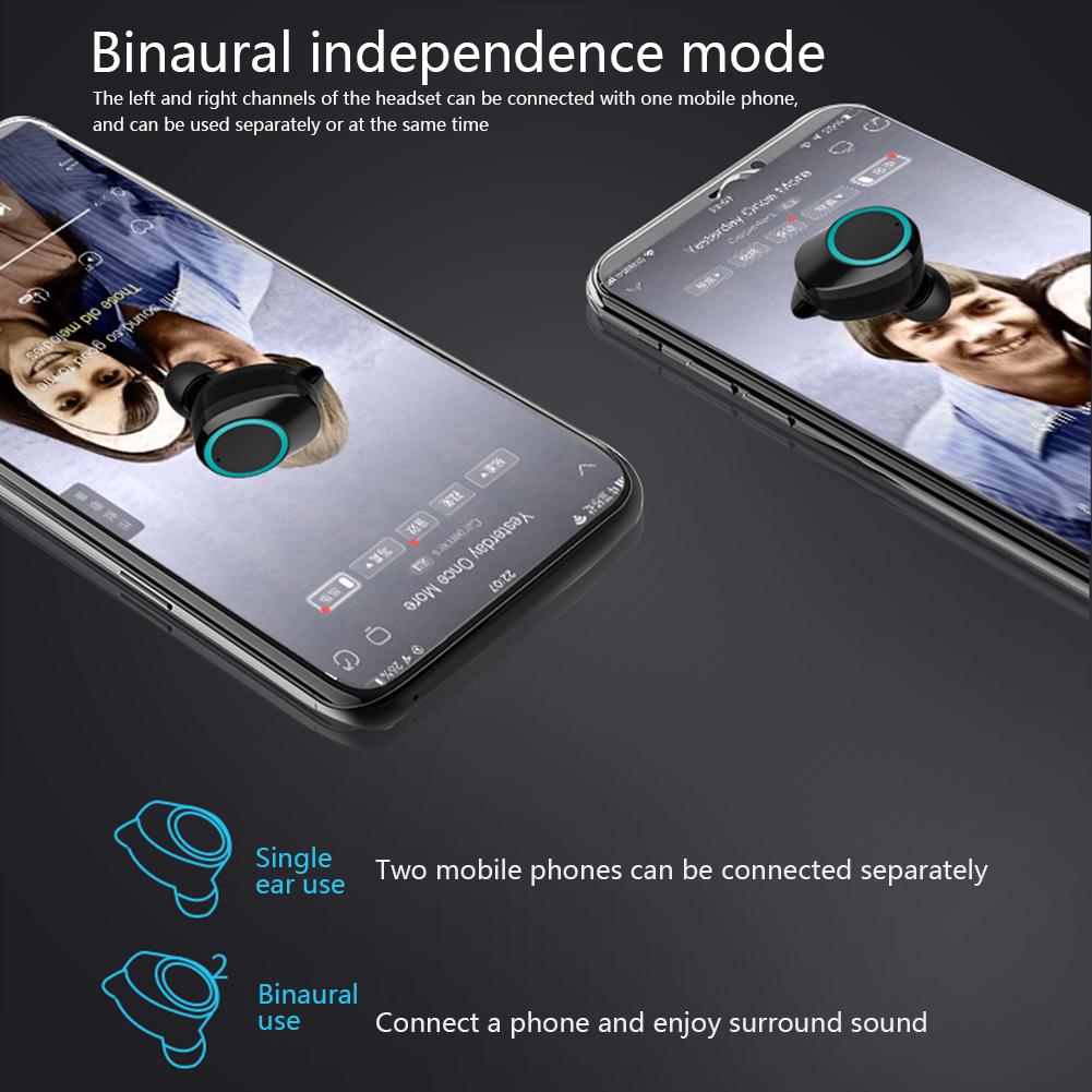 Buy X15 TWS Earbuds Bluetooth In-ear Headphones w/Digital Display ...