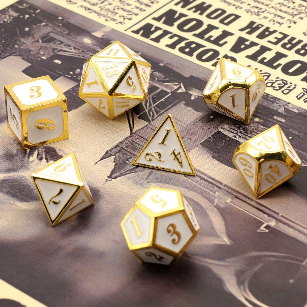 Cheap Game Role for Dungeons And Dragons RPG Hollow Metal D20 D12 D8 D6 ...