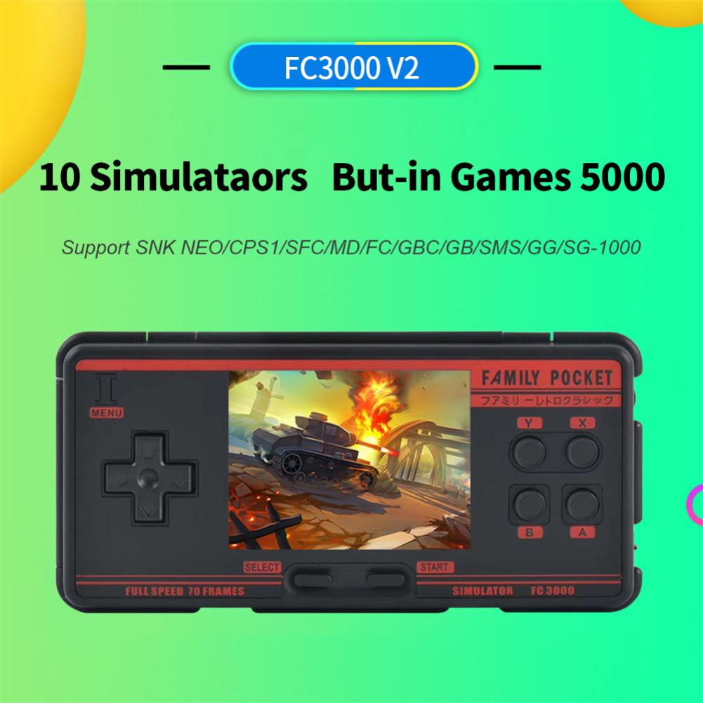 Buy FC3000 V2 Classic Retro Handheld Game Console 4000+ Games Video ...