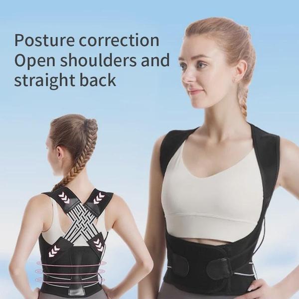Cheap Adjustable Back Posture Belt Office Home Gym Unisex Improve Spine ...