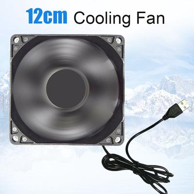 LED Cooling Fan RGB 12cm DC 12V Brushless Cooler For Computer Case PC ...