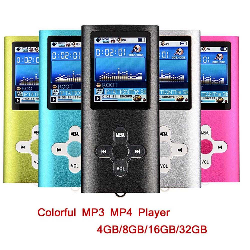 Buy 1.8" LCD Screen MP3 MP4 Support 4GB 8GB 16GB 32GB Microsd Card FM ...
