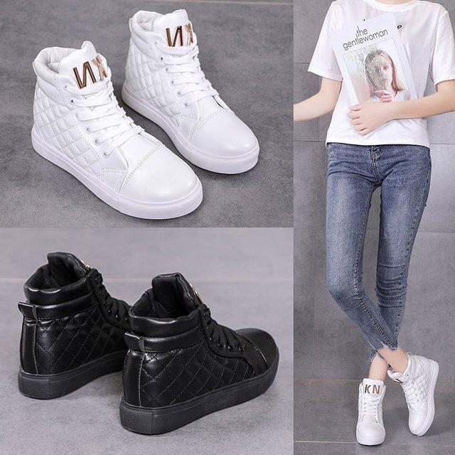 Buy ChiliDay998 Women's Fashion Inner Raised Waterproof Platform Casual ...