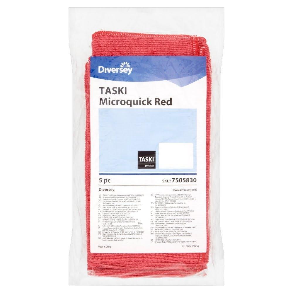 Buy Taski 7505830 Microquick, Red (set of 5) Diversey at affordable ...