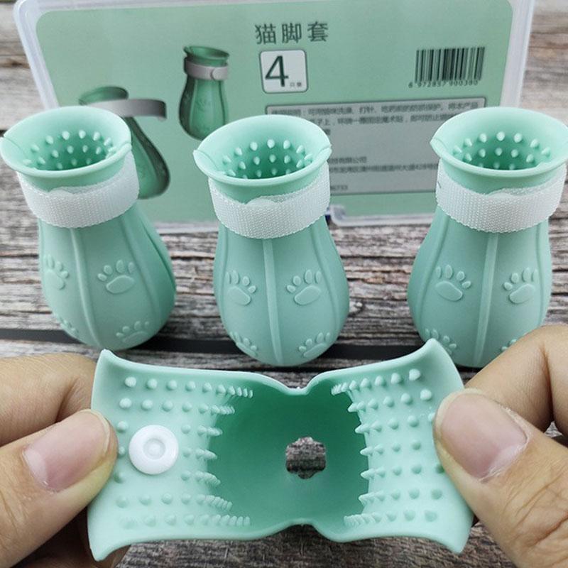 Buy Popular Pet Foot Covers Cat Bathing Foot Covers Anti-scratch Pet ...
