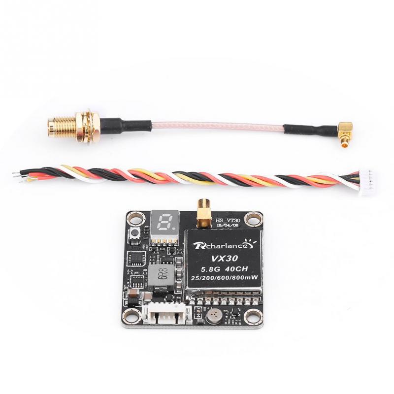 Buy Rcharlance VX30 5.8G 40CH FPV Transmitter 25/200/600/800mW for ...