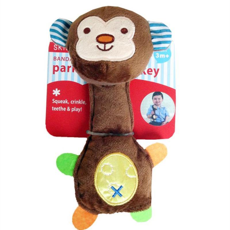 Cheap Baby Rattles Toddler Toys Kids Grasping Stuffed Cartoon Soft BB ...