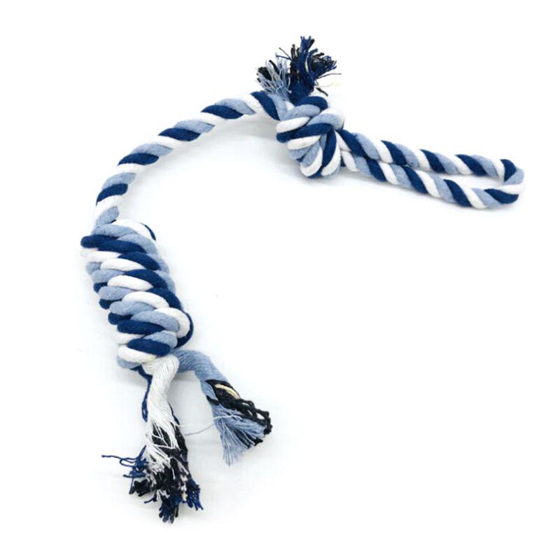 Buy 4 Pcs/set Cotton Rope Pet Toy Puppy Bite Molar Rope Colorful Dogs ...