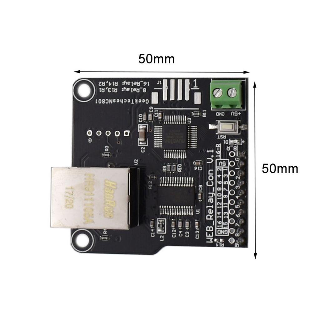 Buy Network Web Server 8 Channels Relay Ethernet Controller Module ...
