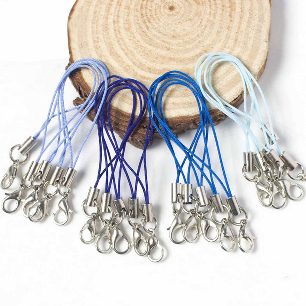 Buy 100PCS Assorted Colors Lobster Clasp Lanyards Ropes Cords Cell ...