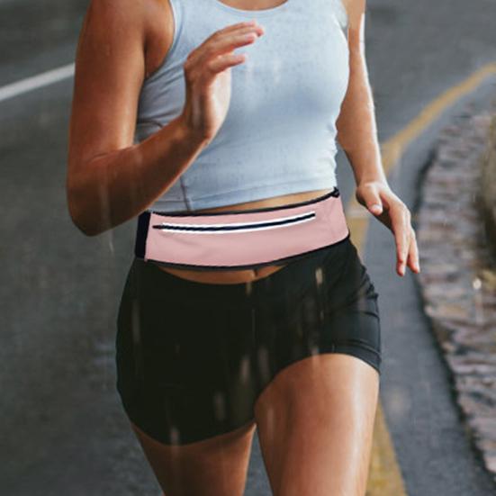 Cheap Running Fanny Pack with Zipper Large Capacity Fastening Tape ...