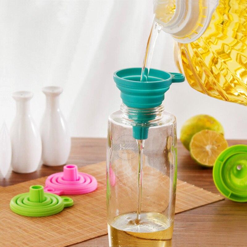 Cheap Silicone Collapsible Funnel for Transferring Liquid Fluid Liquid ...