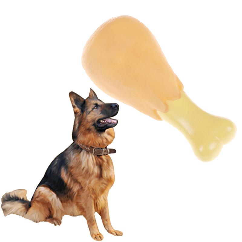 Buy Pet Dog Puppy Toys Chicken Legs Small Rubber Sound Toy Dogs Chewing ...