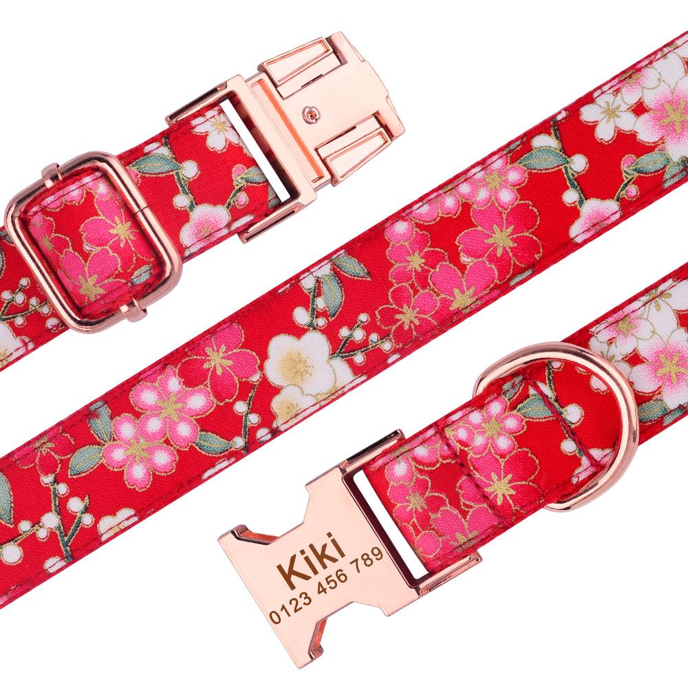 Buy Adjustable Customizable Dog Collar Unisex Personalized Collar ...