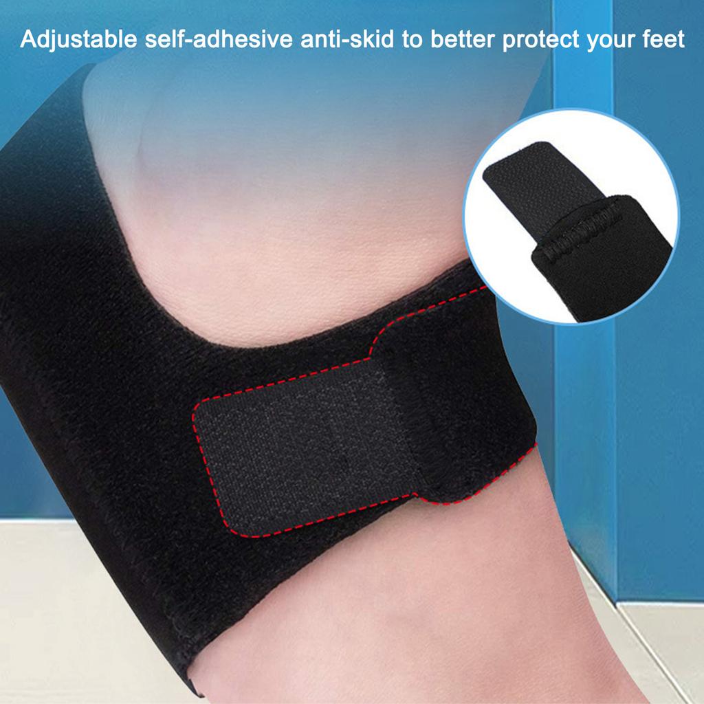 Buy 1 Pair Silicone Heel Protectors Gel Heel Cushion Heel Support for ...