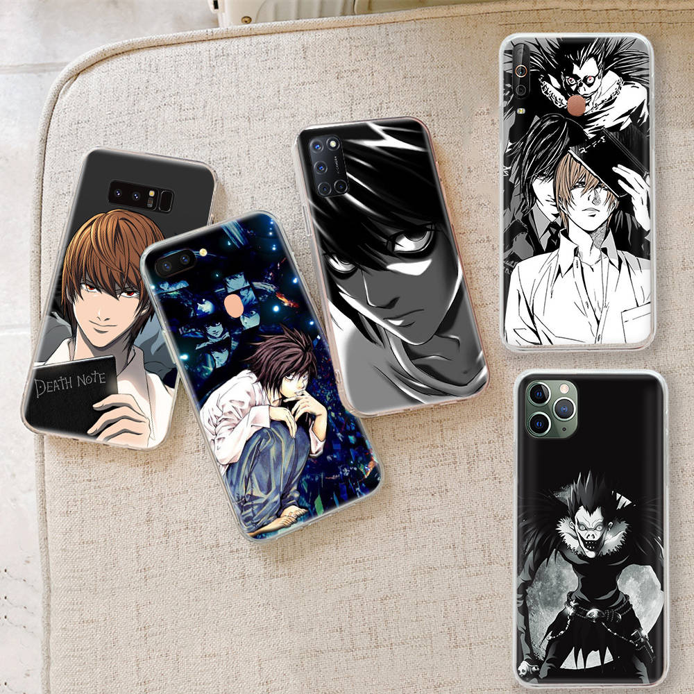 A-64 Death Note TPU Case for iPhone 14 13 12 Xiaomi Redmi 9 10 Samsung ...