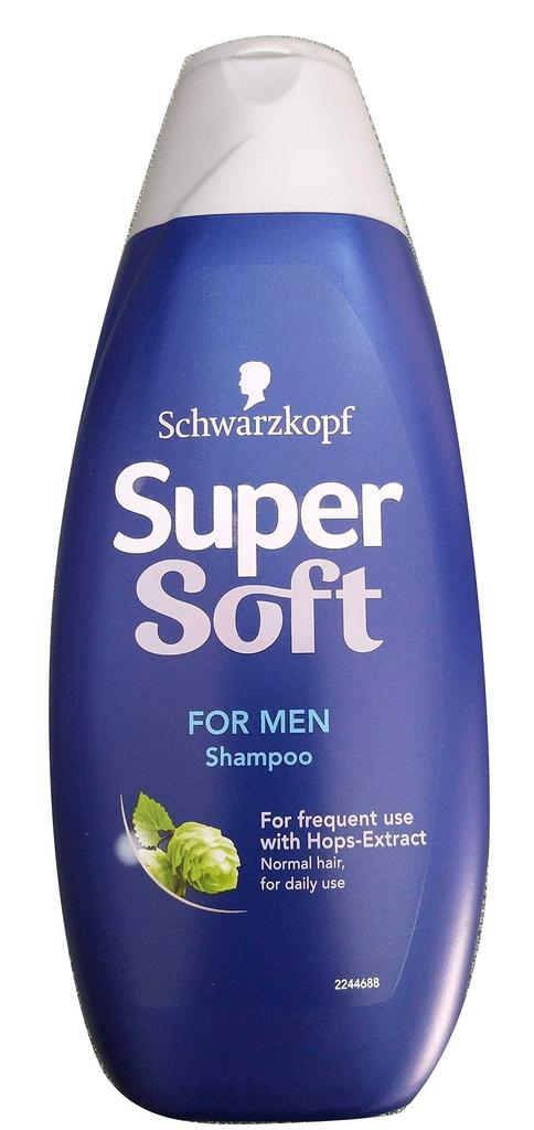 Buy Schwarzkopf Supersoft for Men Shampoo 400 Ml Pack of 5 Schwarzkopf ...