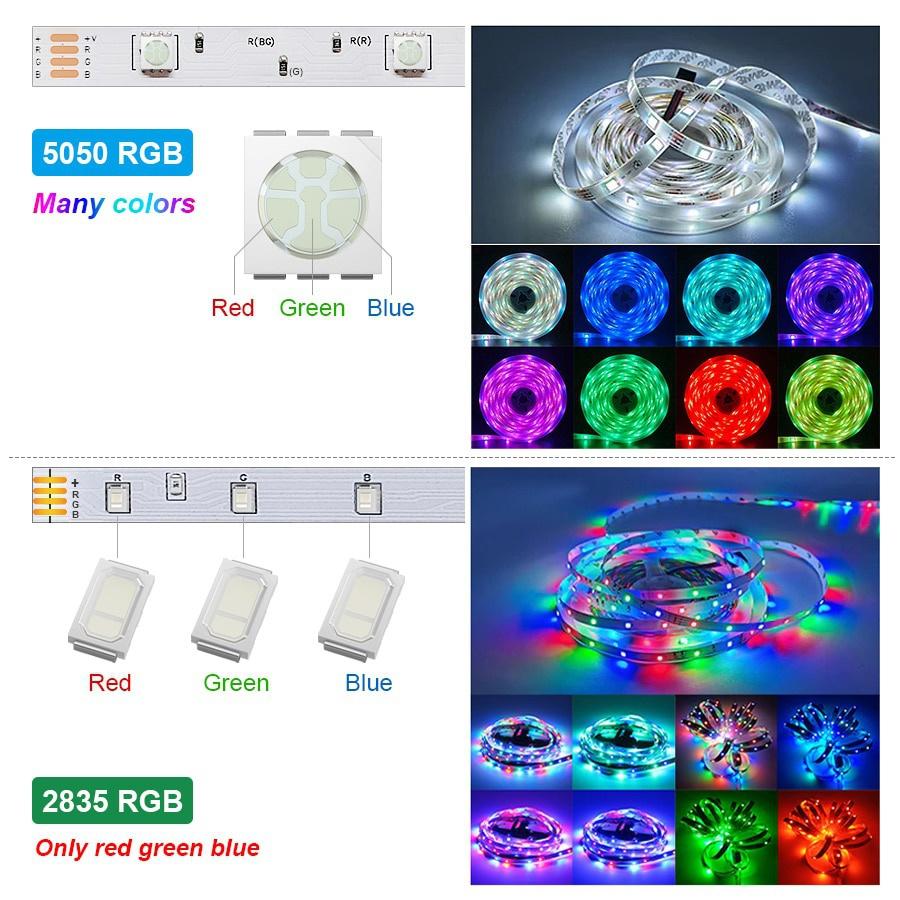 Buy LED Lights 5m RGB Colour Changing Led Strip Light with Remote and ...