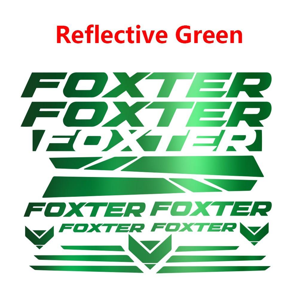FOXTER Bike Carbon Fiber Vinyl Sticker Calcomanía para Mountain Bike ...