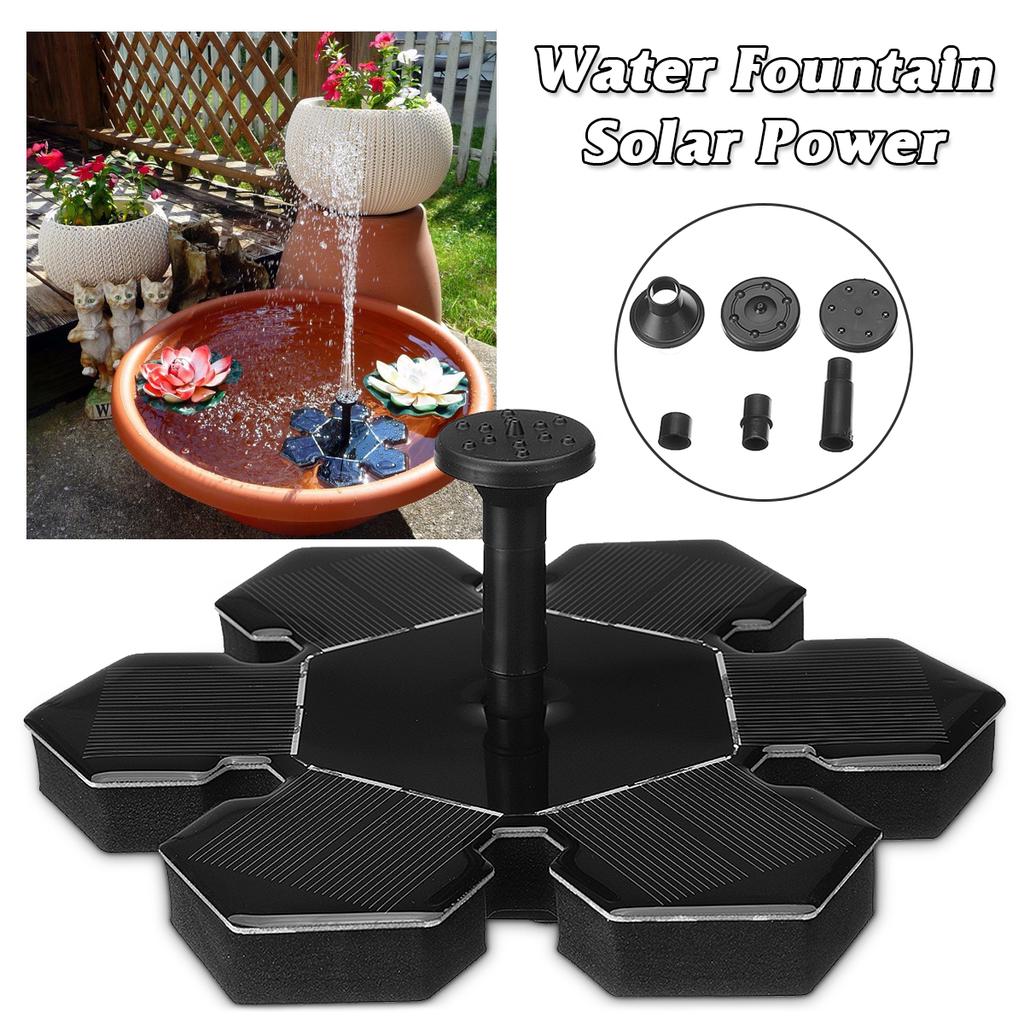 Buy Mini Floating Solar Power Water Pump Pond Fountain Floating Garden ...
